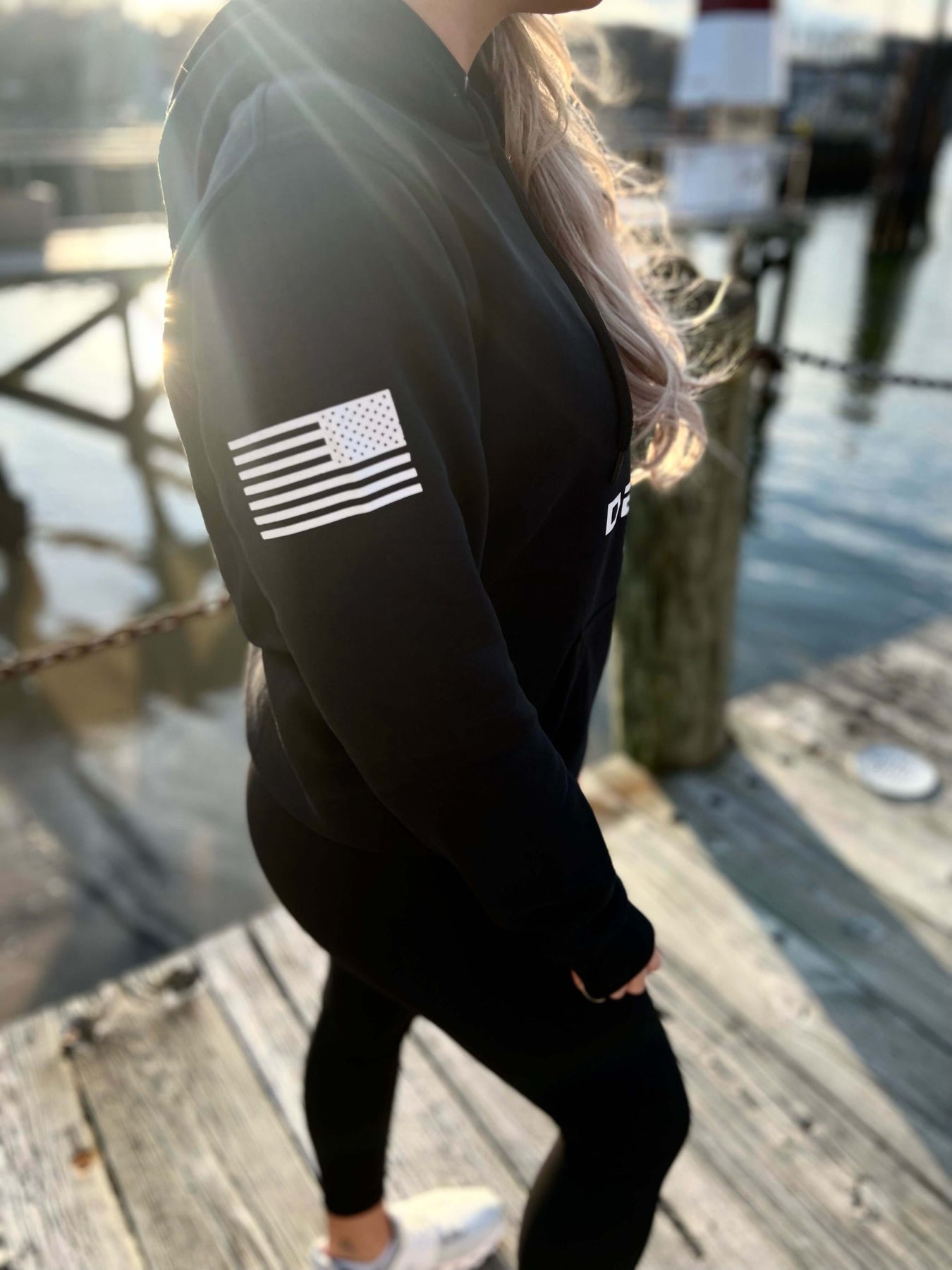 Black First Responder High Quality Unisex Hoodie
